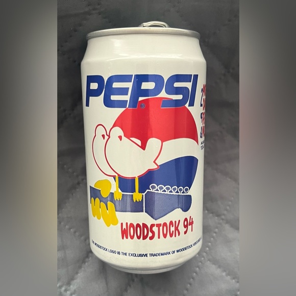 Pepsi | Art | Vintage Pepsi Collectable Woodstock 94 Can | Poshmark